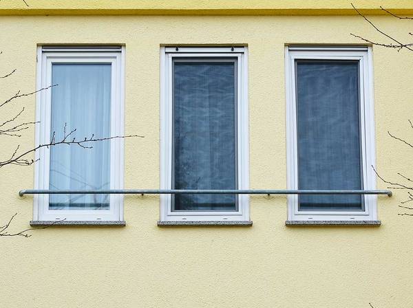 Absturzsicherung Fenster Stange