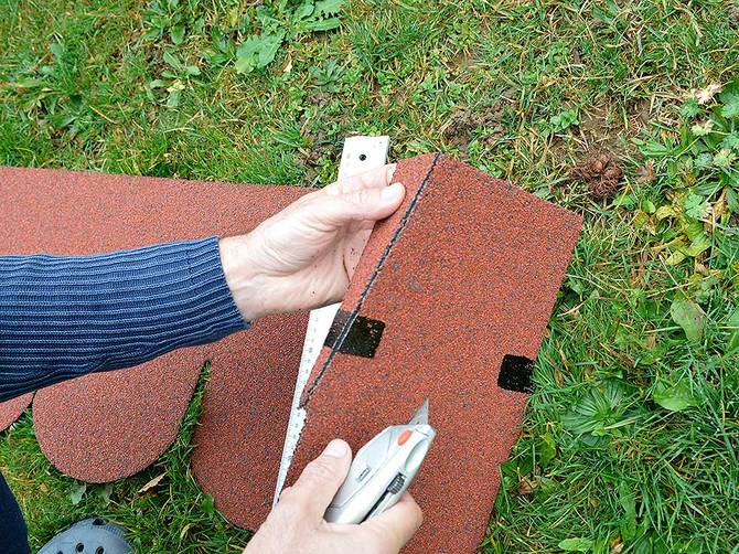 Bitumenschindeln verlegen - heimwerker.de