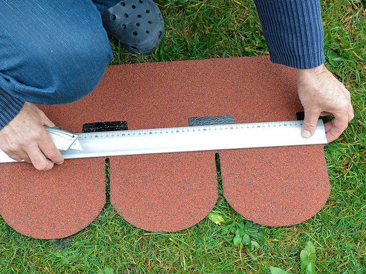 Bitumenschindeln verlegen - heimwerker.de