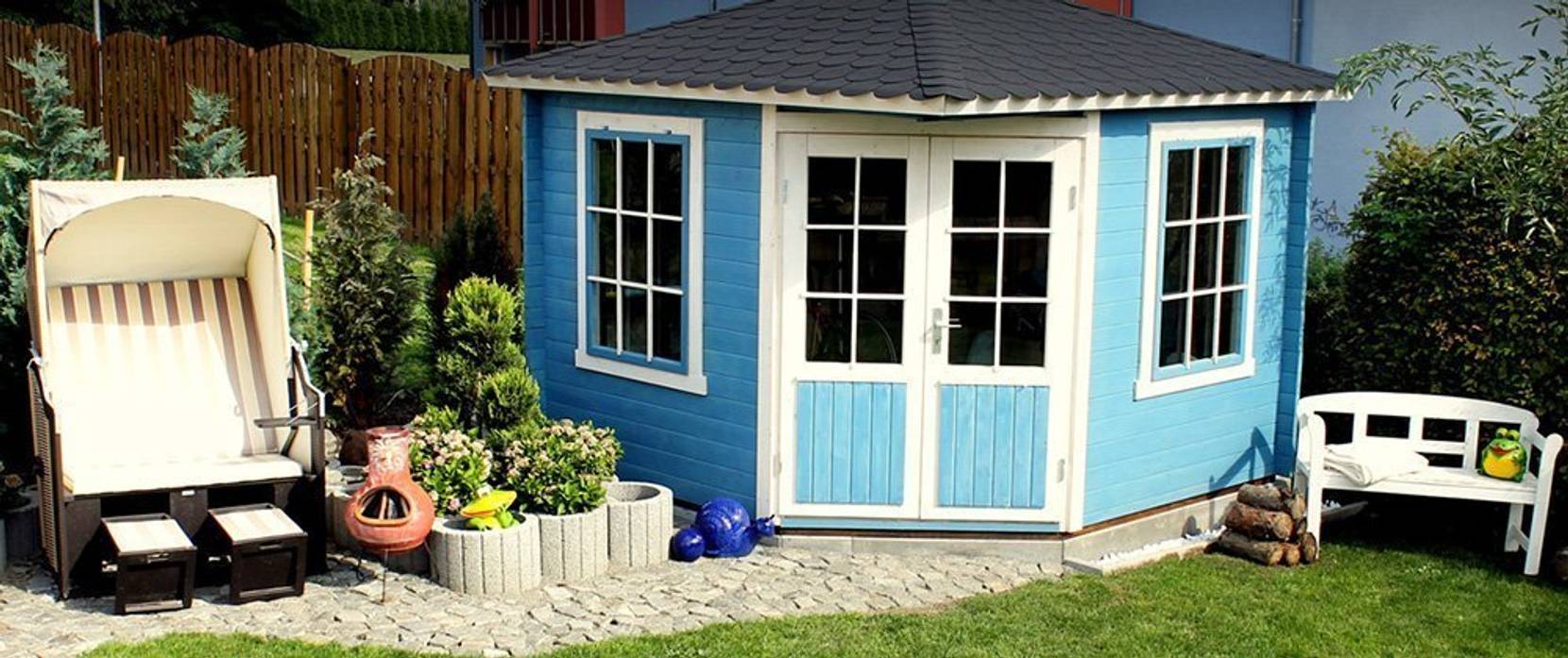5-Eck Gartenhaus aufbauen: Anleitung in 9 Schritten - heimwerker.de