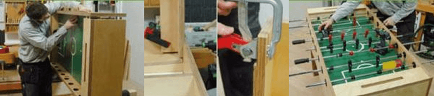 Tischkicker selber bauen: Anleitung in 8 Schritten für echte ...